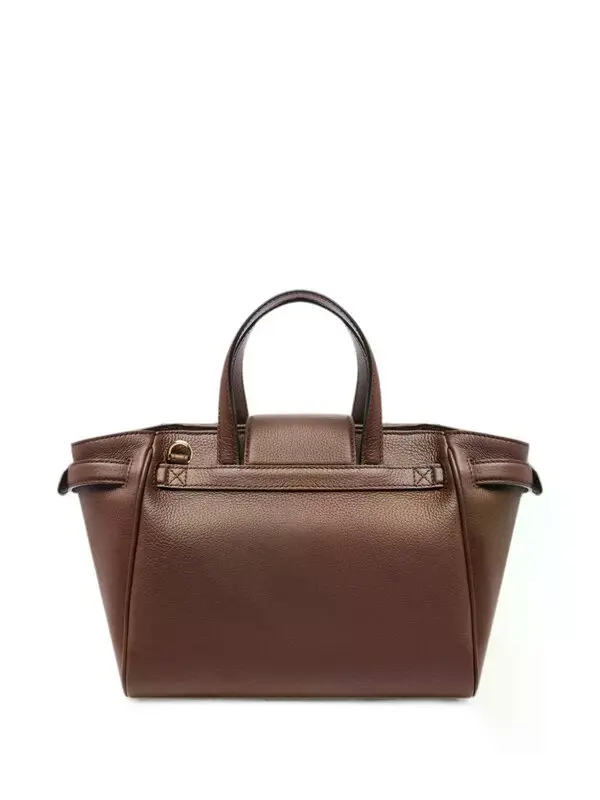 LANCEL Thea Grained Leather Tote Bag