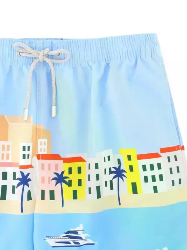 MC2 SAINT BARTH Ibiza Graphic Print Swim Shorts