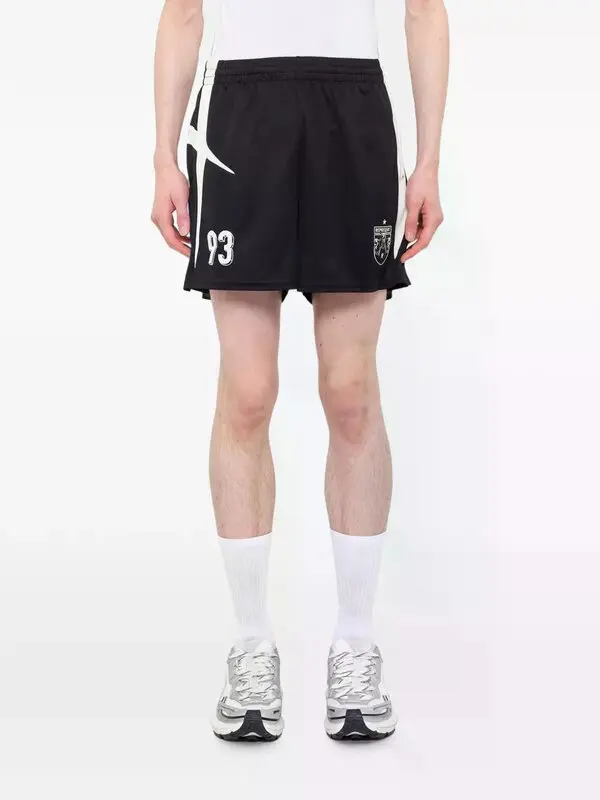 REPRESENT Star Football Panelled Shorts