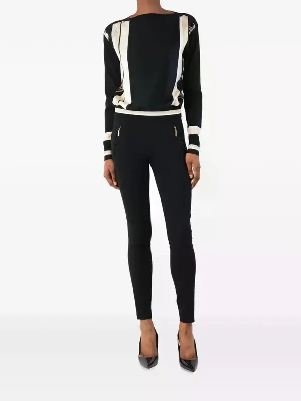 Emilio Pucci Zip-pocket Leggings