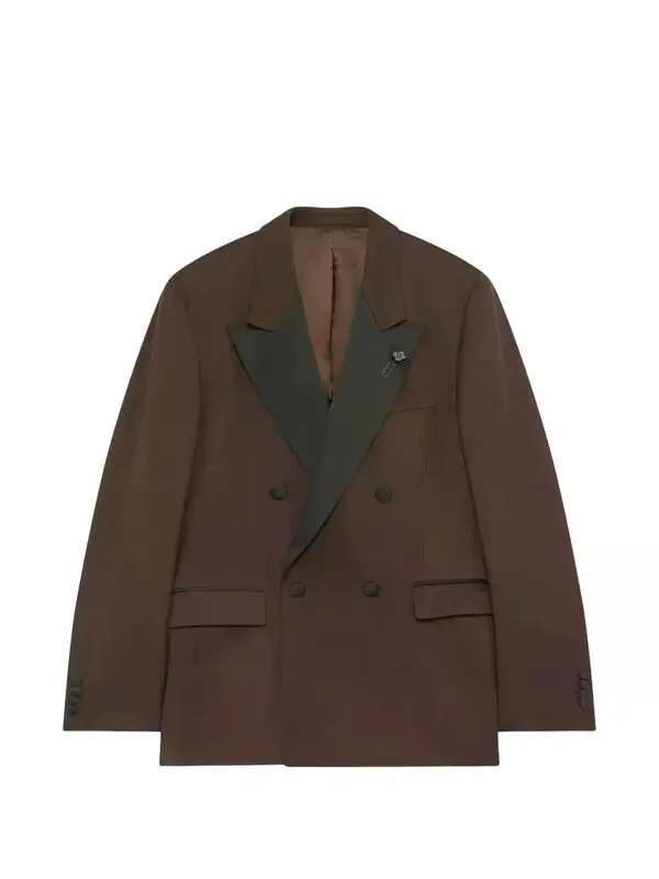 LARDINI Double-breasted Peak-lapel Suit