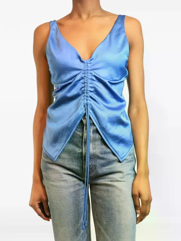 Nanushka Klara Ruched Tank Top