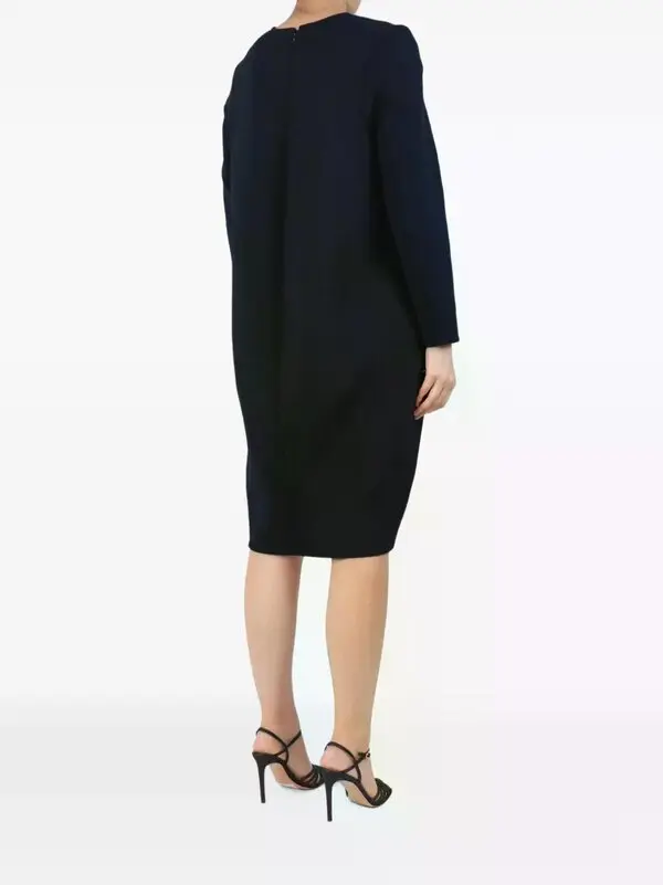 JIL SANDER Long-sleeved Midi Dress