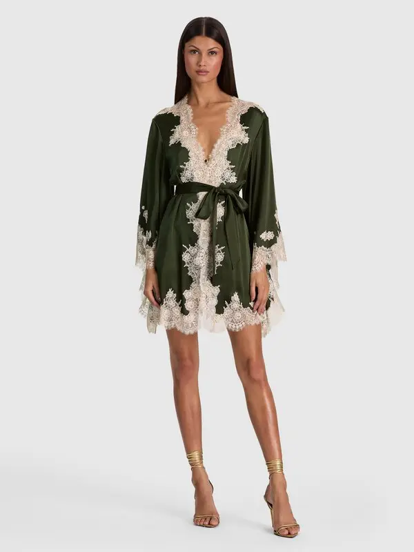 Alice + Olivia Drea Lace Robe