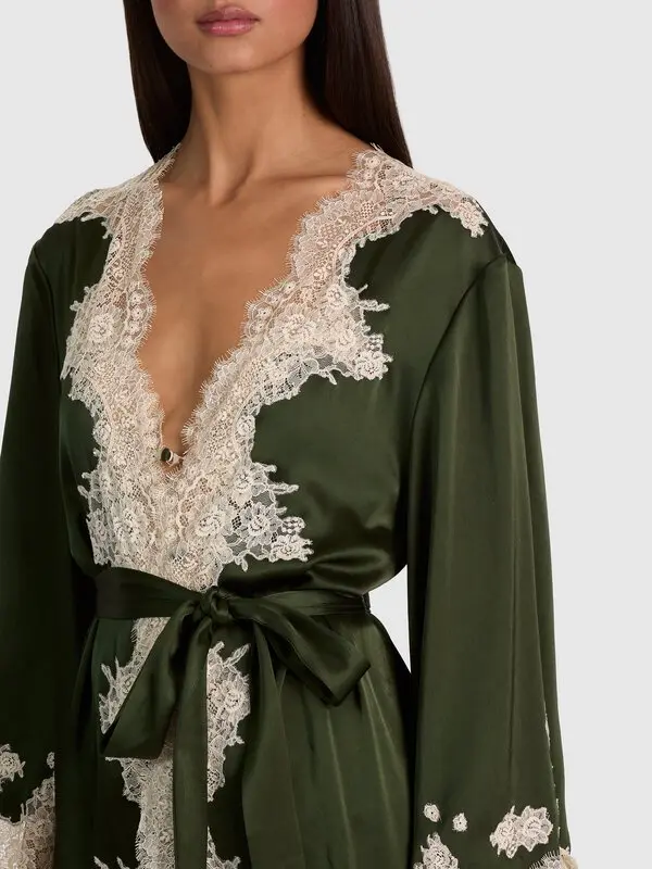 Alice + Olivia Drea Lace Robe
