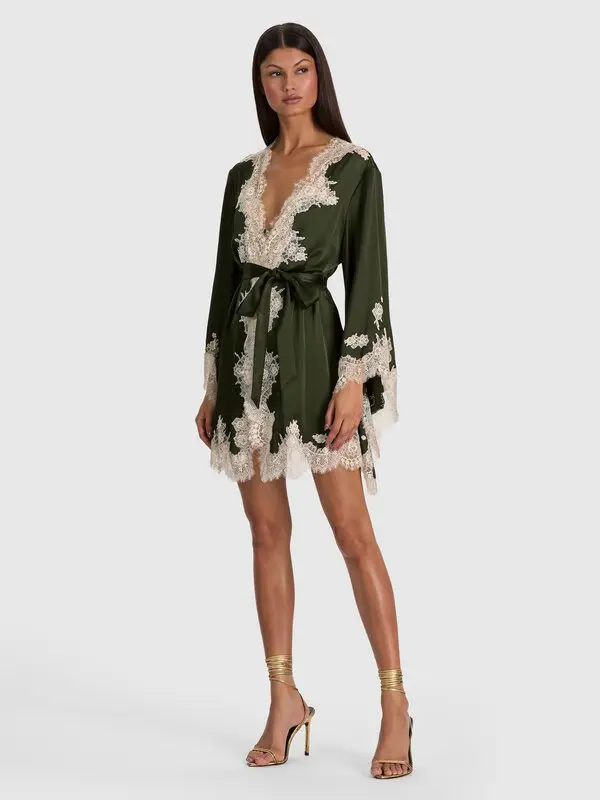 Alice + Olivia Drea Lace Robe