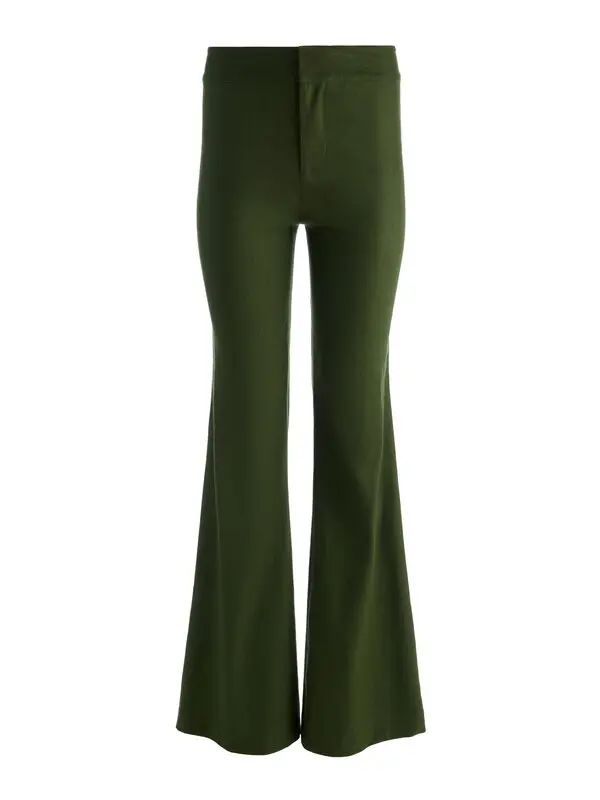 Alice + Olivia Andrew Linen Slim Pants