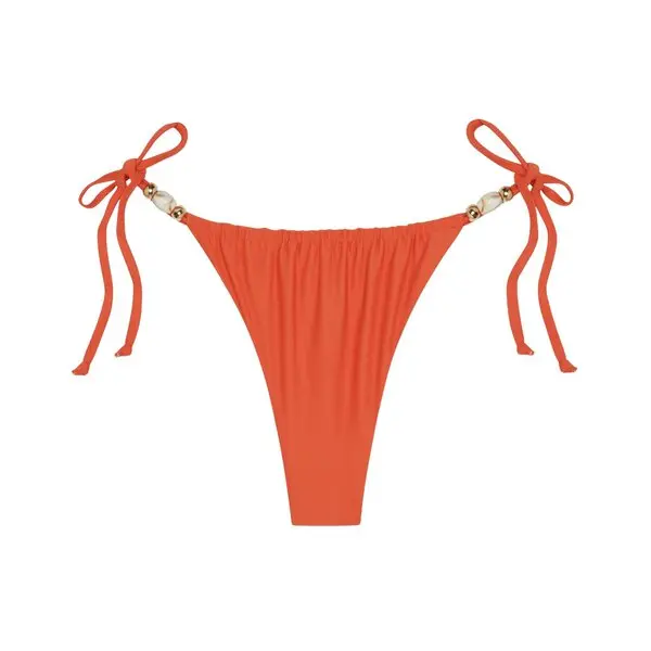 AJA SWIMLINE Selene Embellished Bikini Bottom - Orange