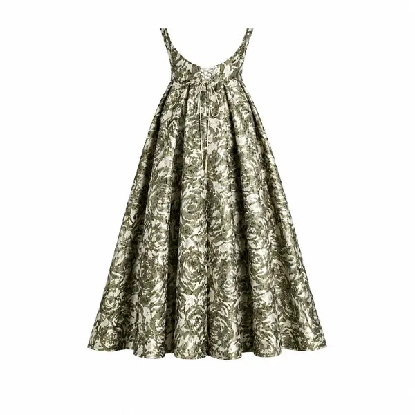 SARVIN Tala Corset Midi Dress