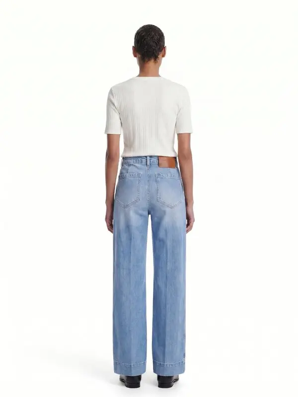 THE ROW Etina" Cotton Knit T-shirt - White