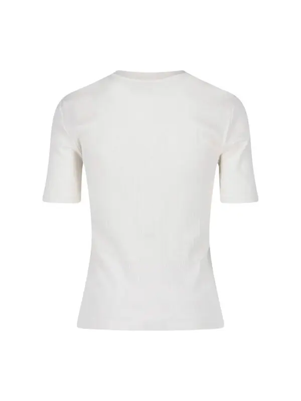 THE ROW Etina" Cotton Knit T-shirt - White