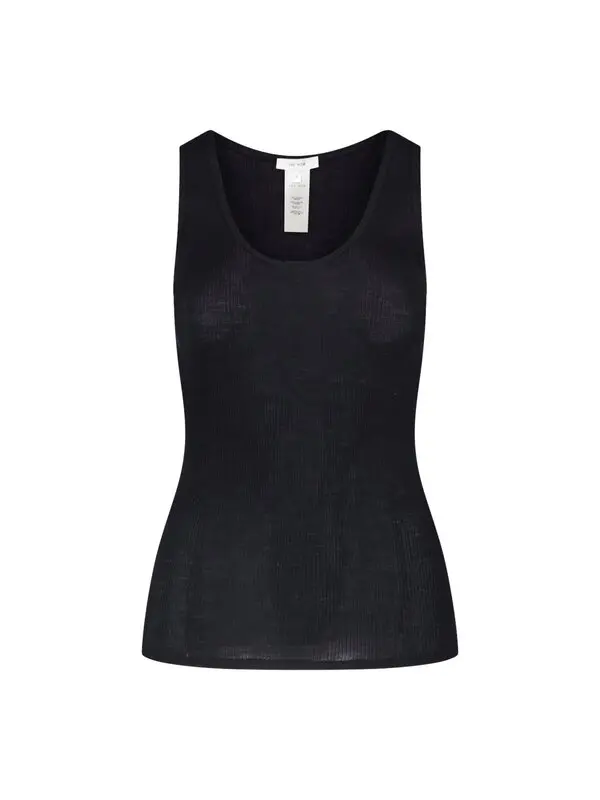 THE ROW Danel Tank Top - Black