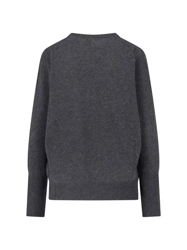 THE ROW Odelle Cashmere Sweater - Gray