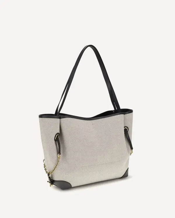 Chloé Clover Tote Bag In Canvas