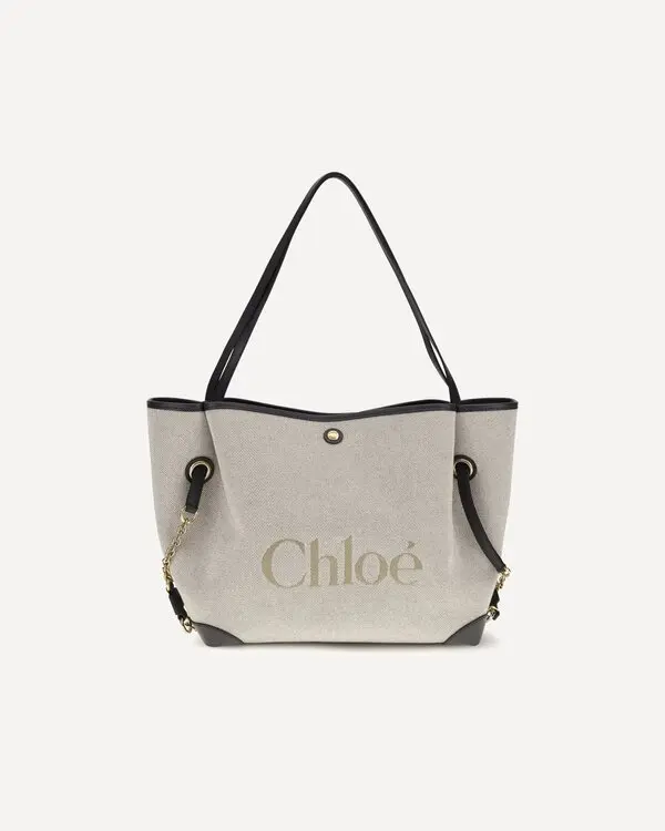 Chloé Clover Tote Bag In Canvas