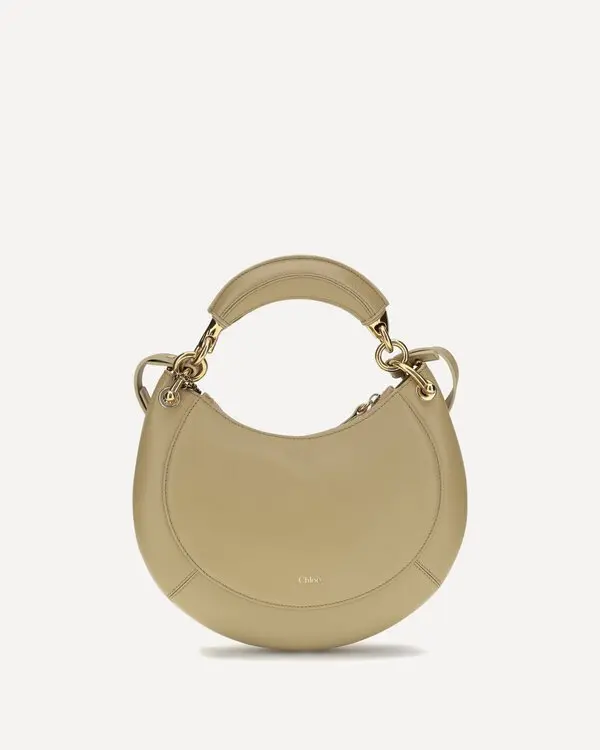 Chloé Marcie Shoulder Bag - Beige