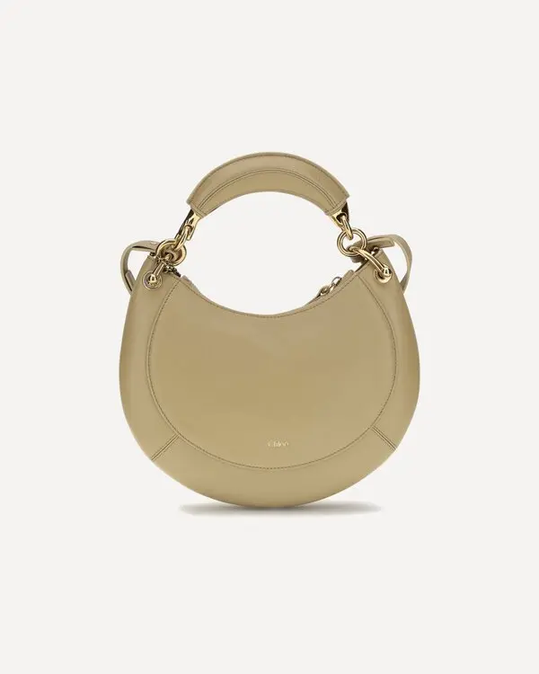 Chloé Marcie Shoulder Bag - Beige