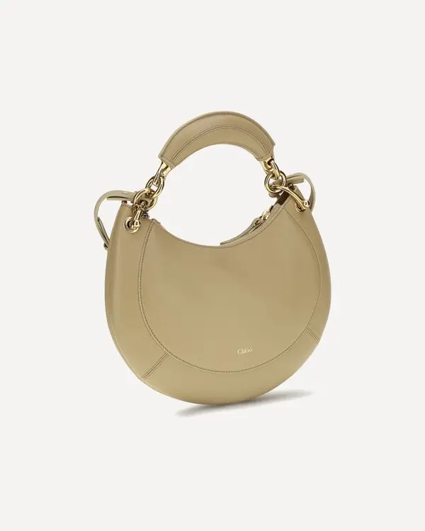 Chloé Marcie Shoulder Bag - Beige
