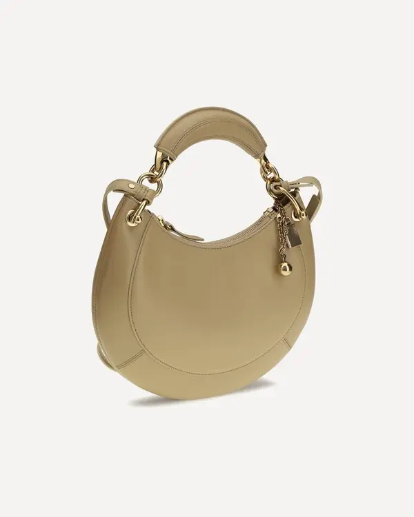 Chloé Marcie Shoulder Bag - Beige