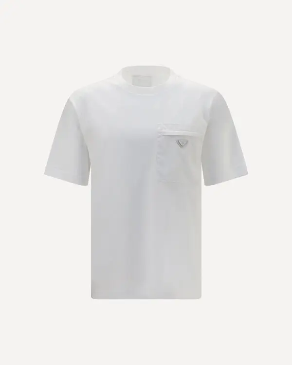 Prada Pocket T-hirt With Logo