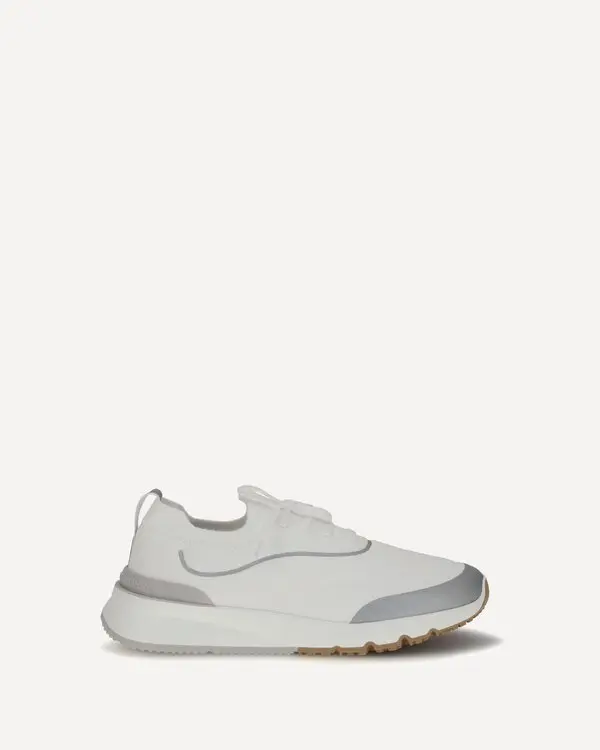 Brunello Cucinelli Techno Cotton Knit Sneakers Runners