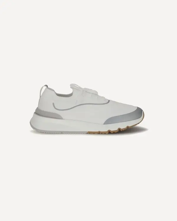 Brunello Cucinelli Techno Cotton Knit Sneakers Runners