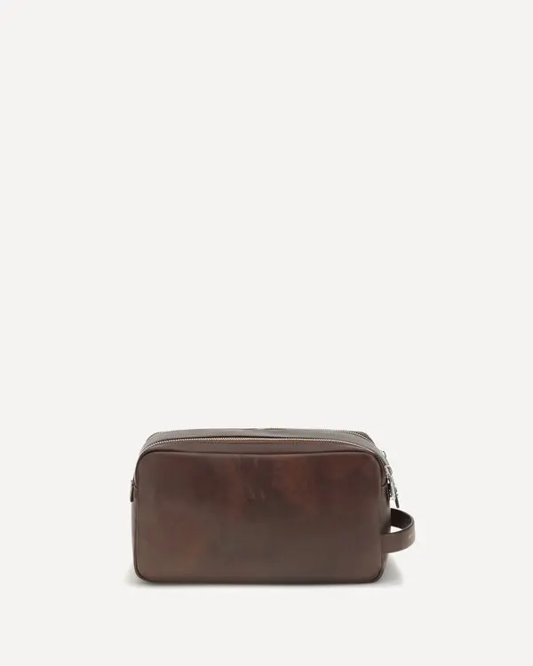 Brunello Cucinelli Leather Beauty Case