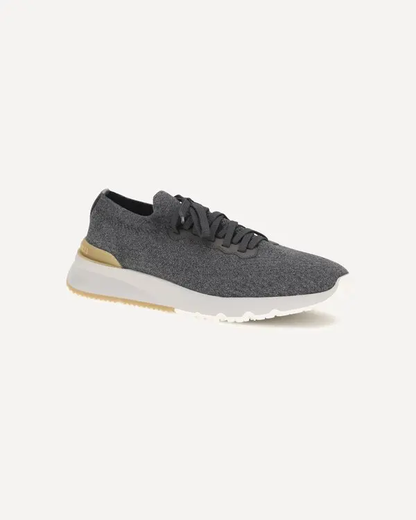 Brunello Cucinelli Cotton Sneakers - Blue