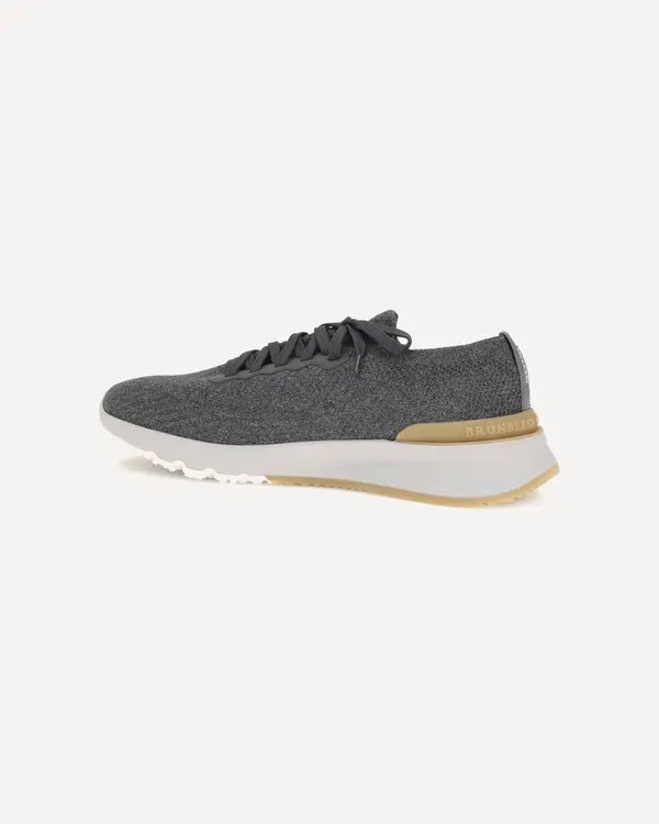 Brunello Cucinelli Cotton Sneakers - Blue