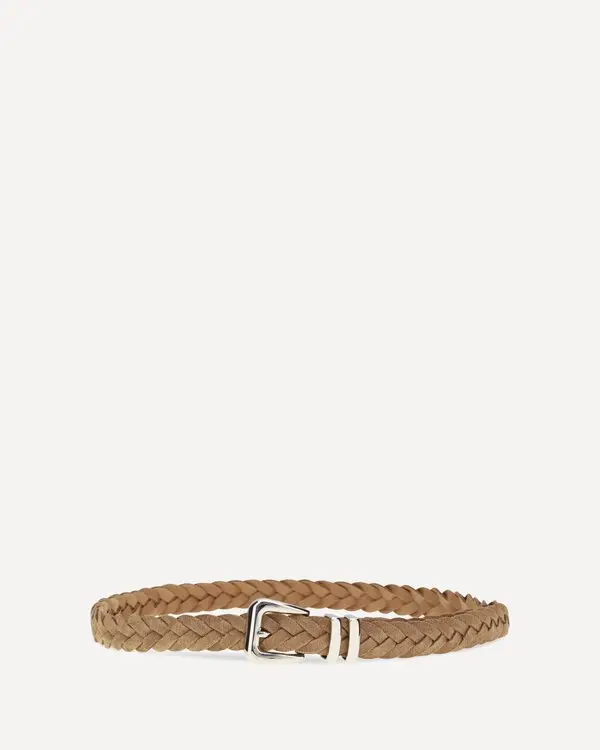 Brunello Cucinelli Leather Woven Belt