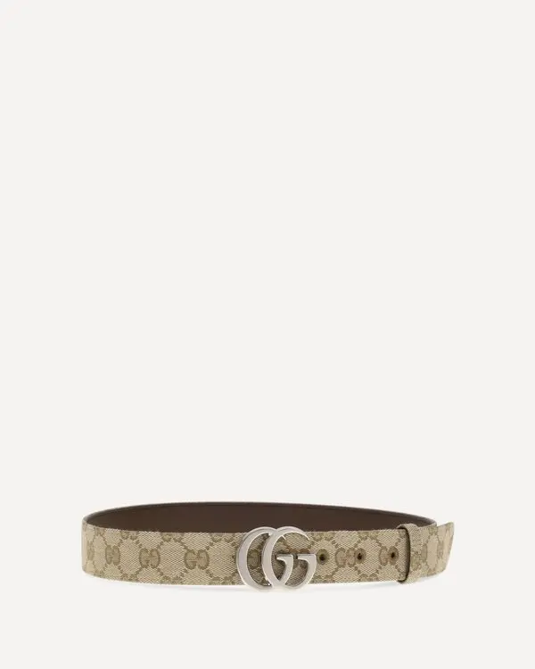 Gucci Gg Marmont Belt In Gg Fabric