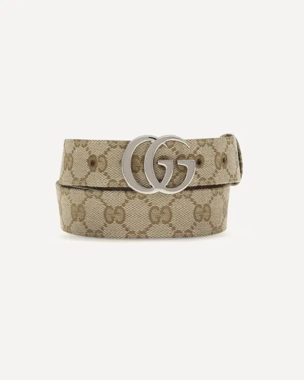 Gucci Gg Marmont Belt In Gg Fabric