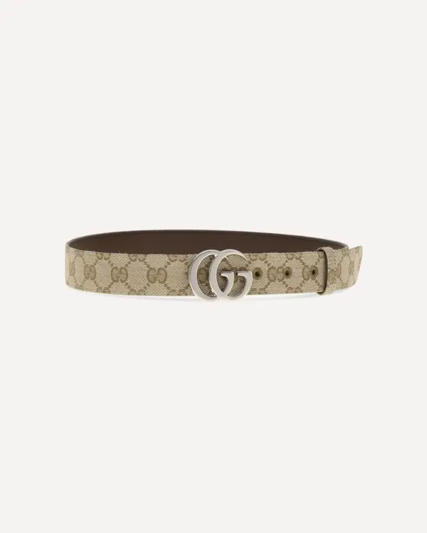 Gucci Gg Marmont Belt In Gg Fabric