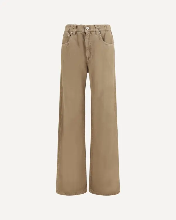 Brunello Cucinelli Wide-leg Jeans