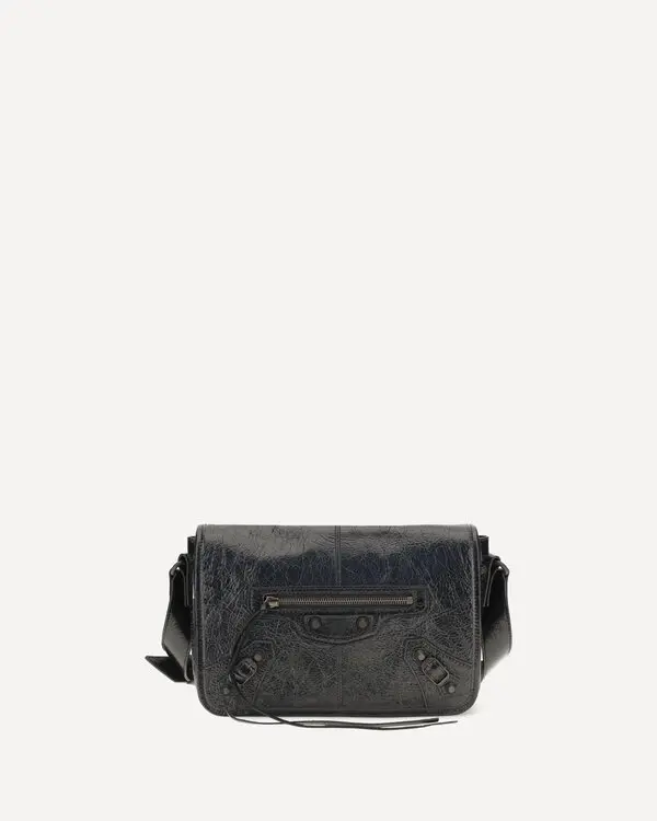 Balenciaga Small Le City Shoulder Bag - Black