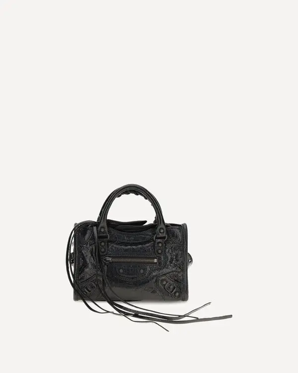 Balenciaga Le City Nano Handbag - Black