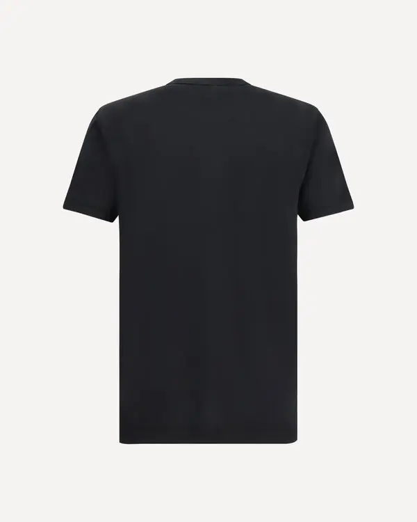 Dolce & Gabbana Cotton T-shirt With Logo Plaque