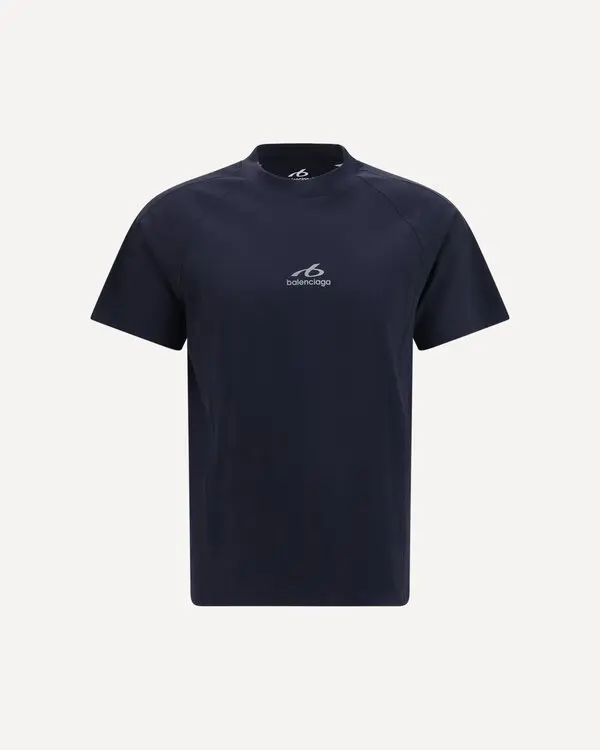 Balenciaga Long-sleeve Layered Technical T-shirt - Blue