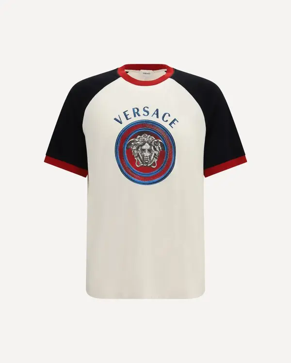 Versace Cotton Jerey T-hirt - White