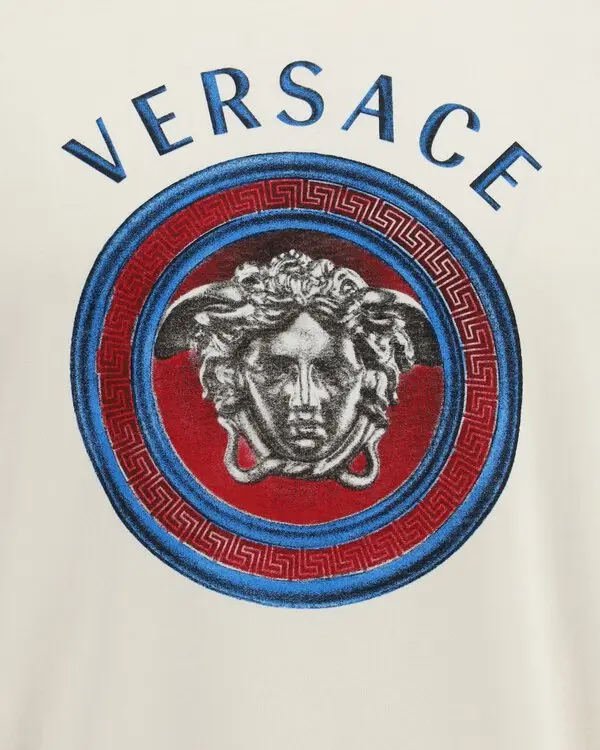 Versace Cotton Jerey T-hirt - White