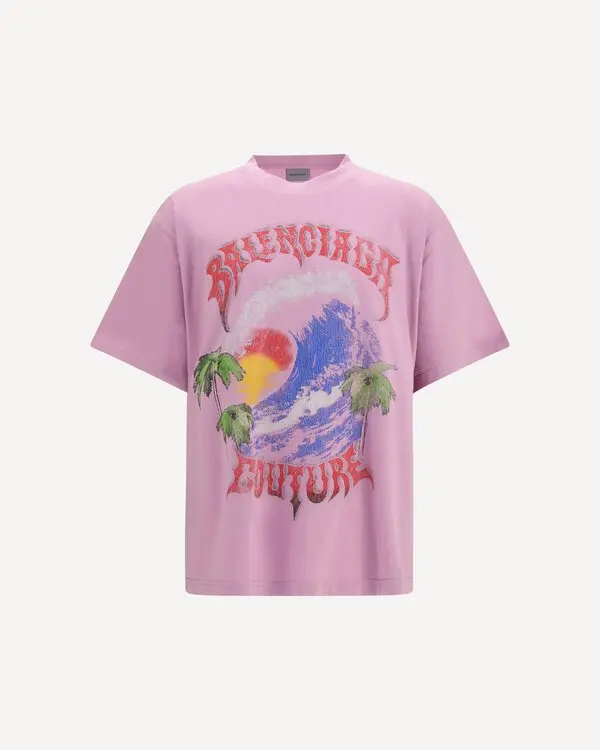 Balenciaga Vintage Surfer Oversized T-shirt Mae