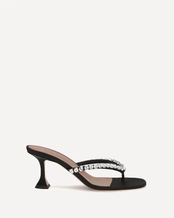 Amina Muaddi Gigi Crystal-embellished Thong Sandals
