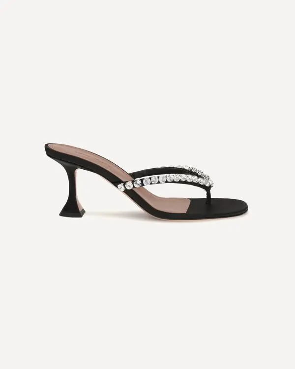 Amina Muaddi Gigi Crystal-embellished Thong Sandals