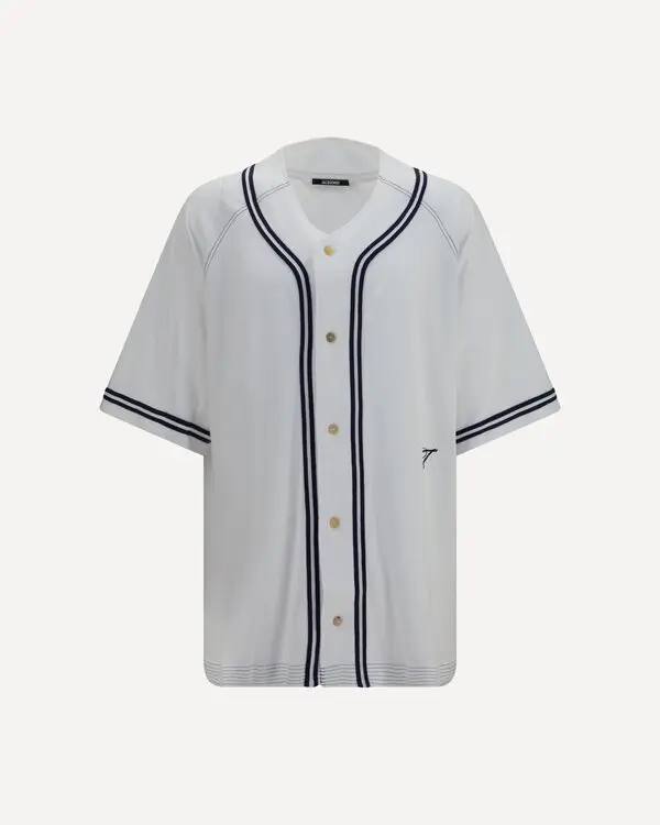 Jacquemus Baseba Knit Shirt Mae - White