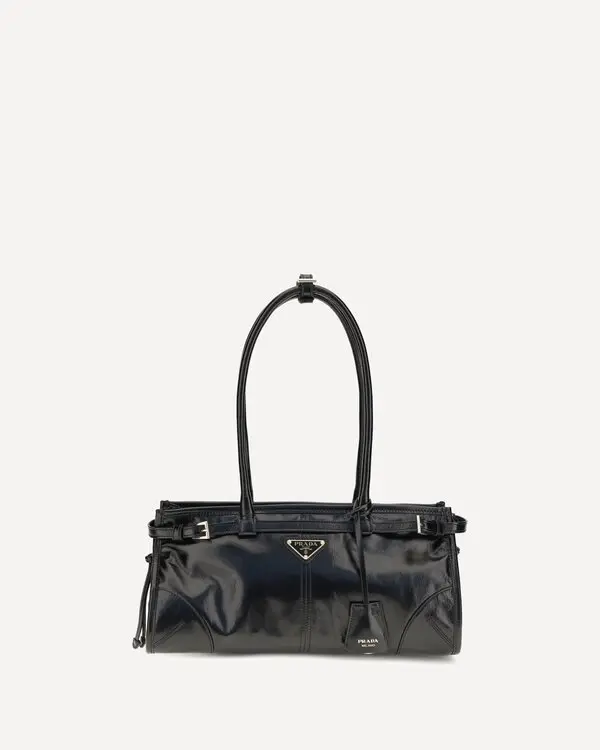 Prada Medium Bonnie Shoulder Bag - Black