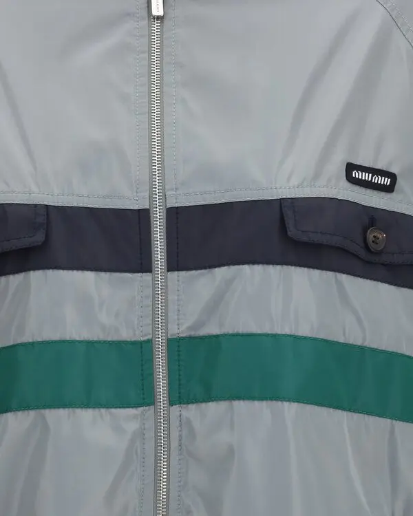 Miu Miu Technical Silk Jacket