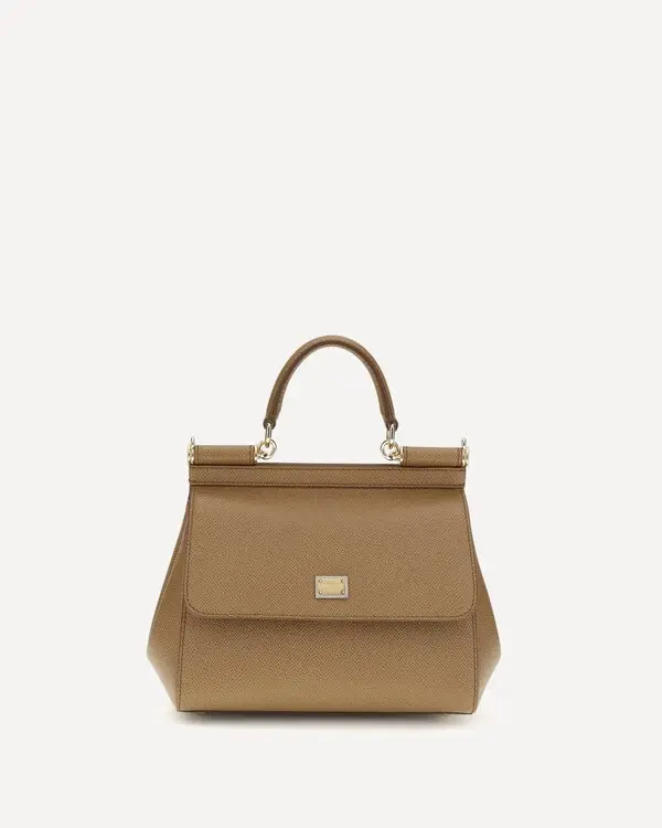 Dolce & Gabbana Top Handle Handbag - Beige