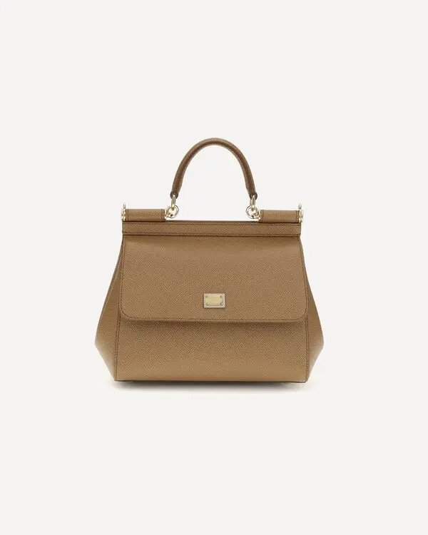Dolce & Gabbana Top Handle Handbag - Beige