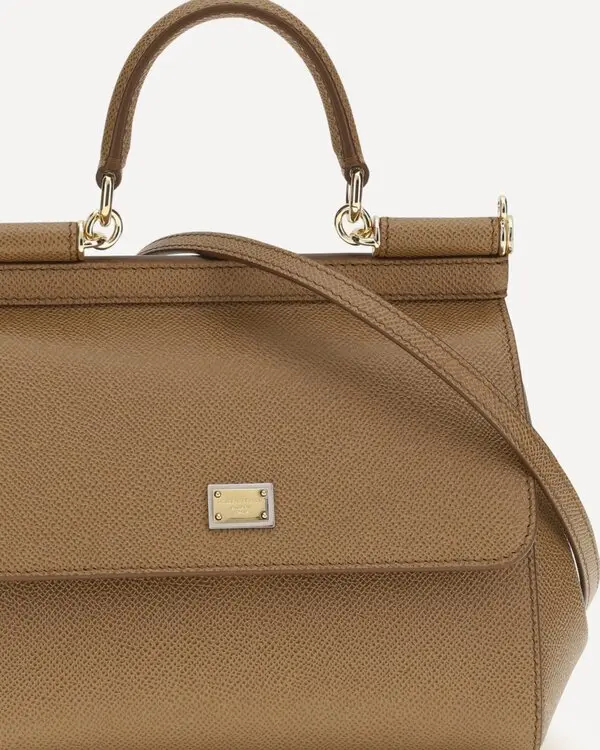 Dolce & Gabbana Top Handle Handbag - Beige