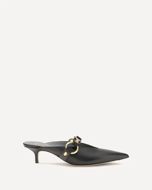 Balenciaga City Mules - Black